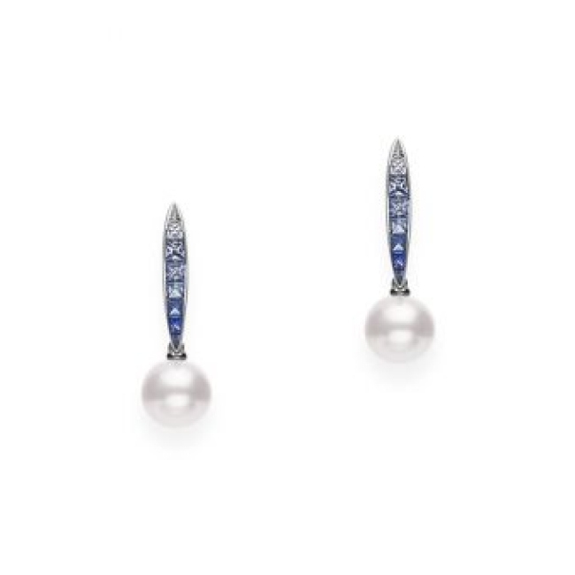 Mikimoto 8mm pearl earrings store